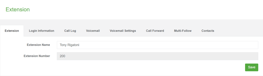 End-Users: How to Manage Extensions from the Customer Portal